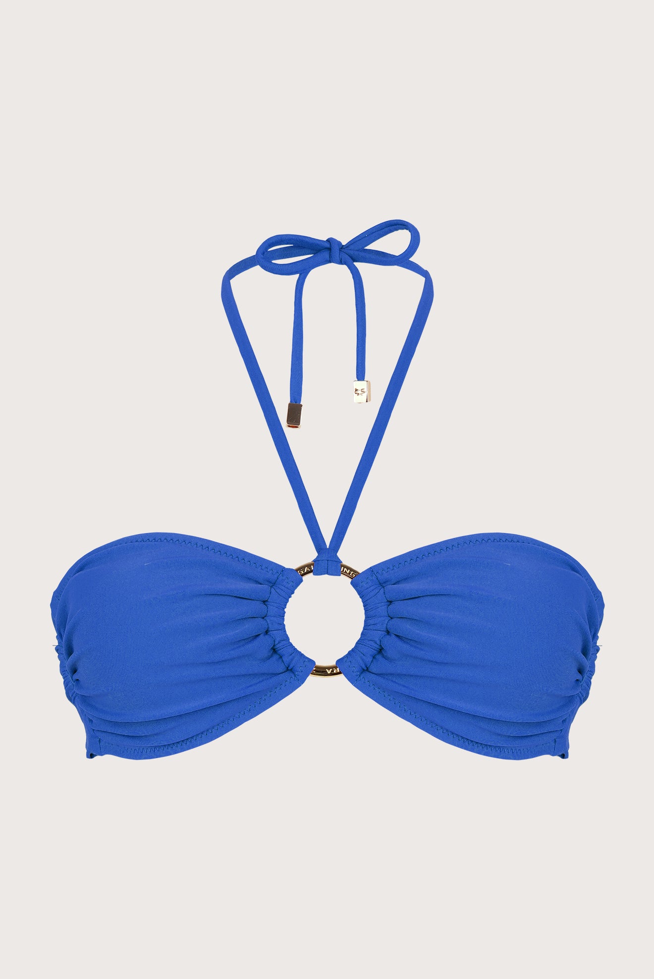 Blue Bandeau Bikini Top – Timeless & Elegant