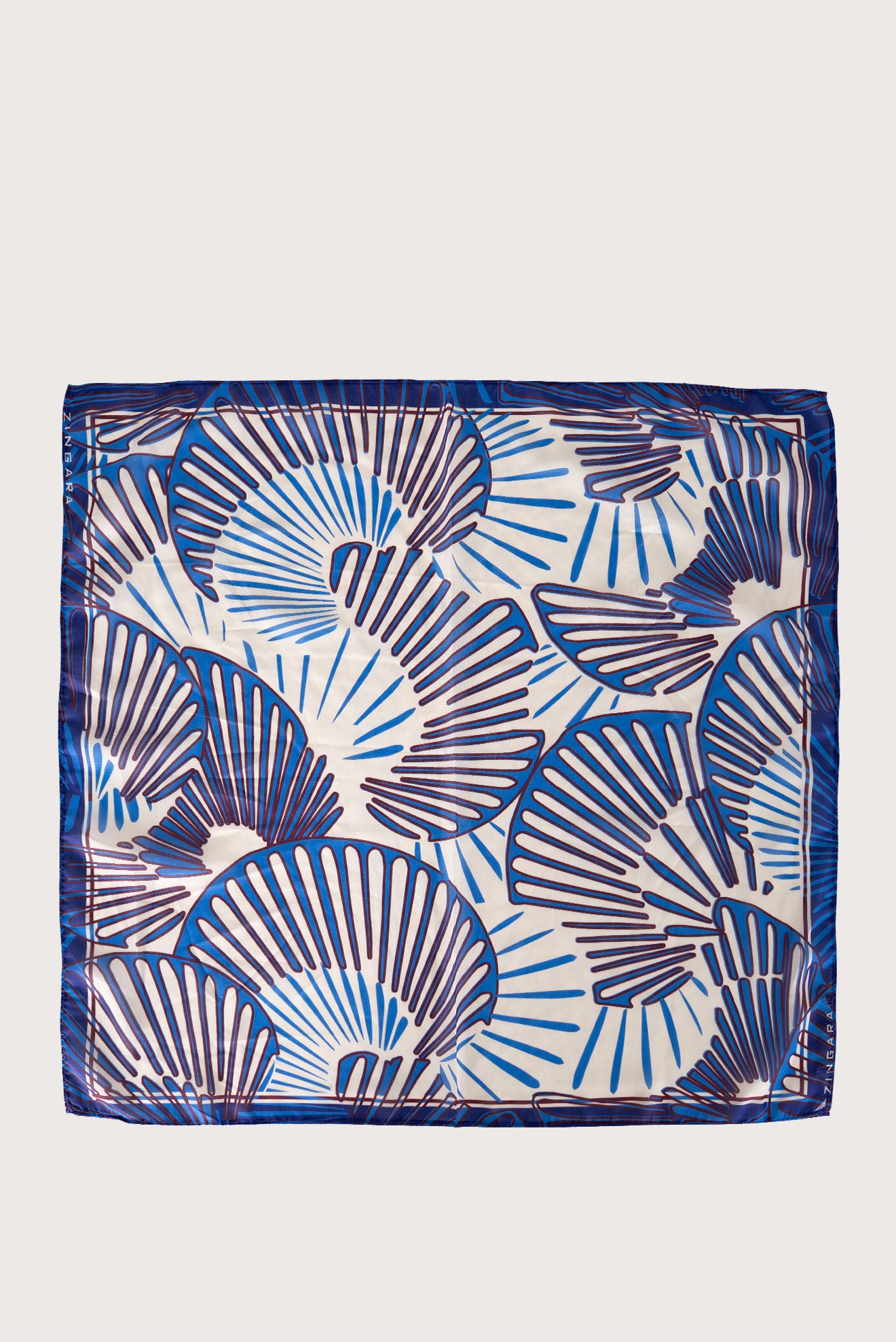 Pañuelo Ruan Estampado - Abanicos y Estilo Marino