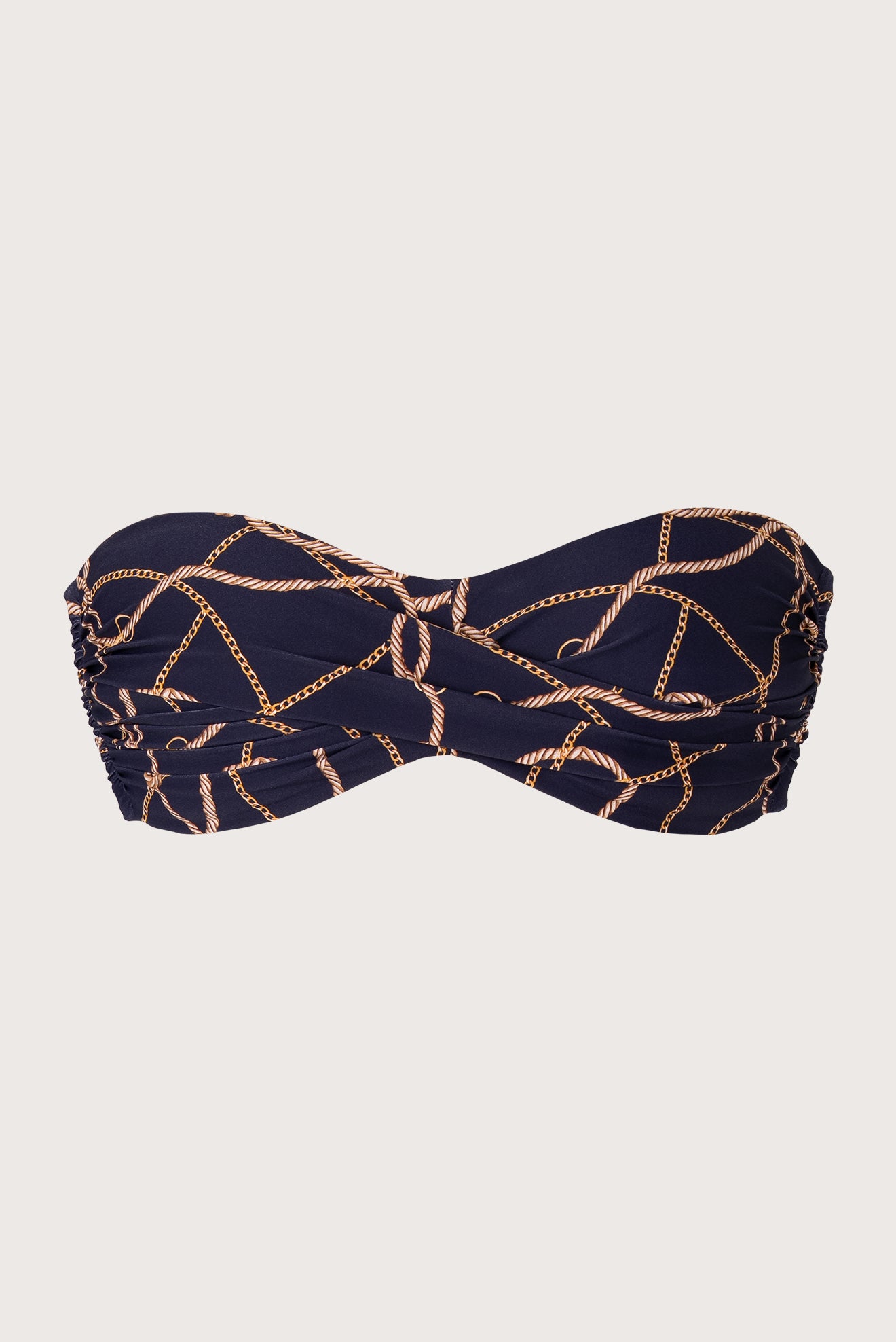 Do Reis Printed Bandeau Cross Top - Design & Support