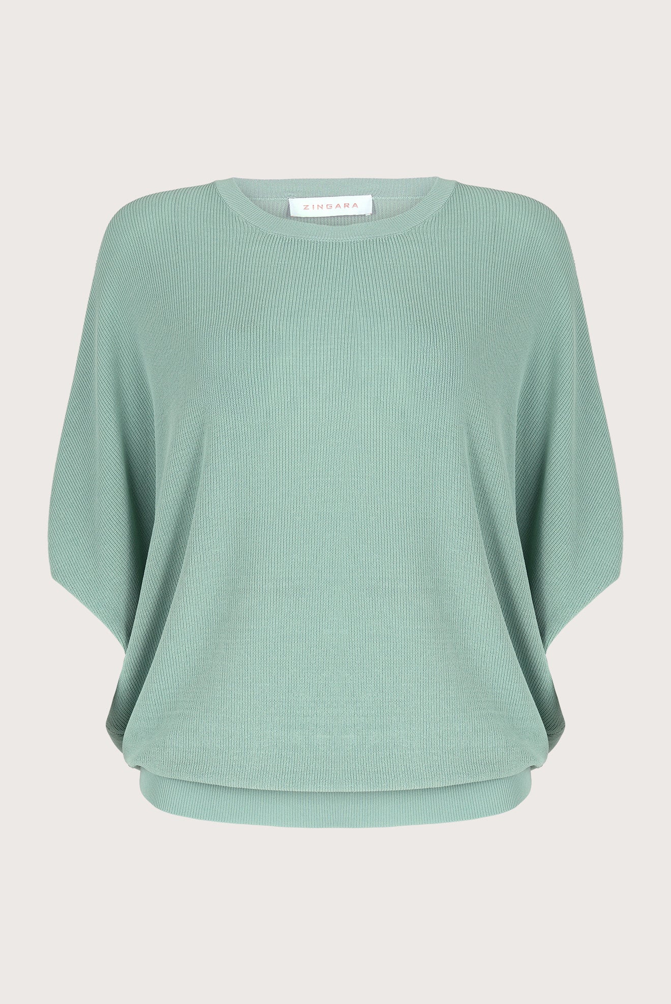 Lorena Bat Blouse Aqua - Fresh and Elegant